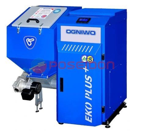 Ogniwo EKOPLUS + 10KW kocioł z podajnikiem 5 klasy - Paliwo stałe - Poseidon Łaziska